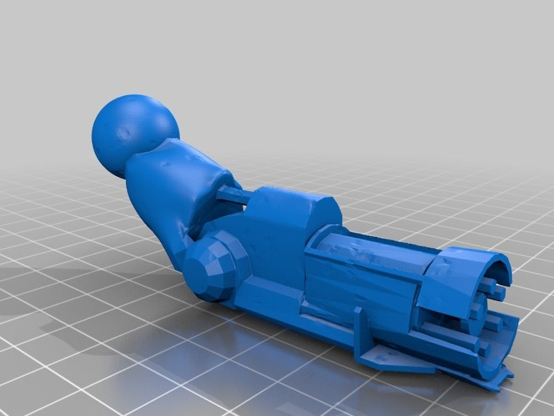 🤖 Fallout 3 - Sentry Bot Battle Damaged・Free STL File for ・Cults