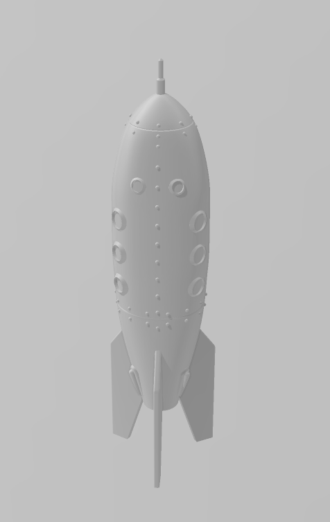 🚀 Repconn A3 Rocket - Fallout New Vegas・Free STL File for ・Cults