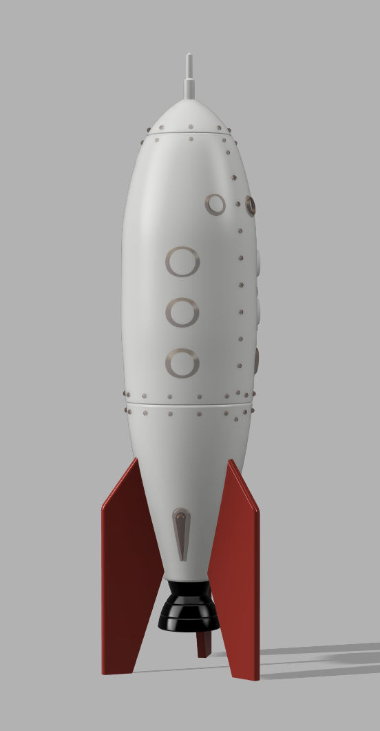 🚀 Repconn A3 Rocket - Fallout New Vegas・Free STL File for ・Cults