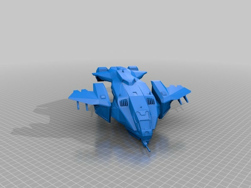 😇 UNSC Pelican | Misriah Armory - D77C-NMPD・Free STL File for ・Cults