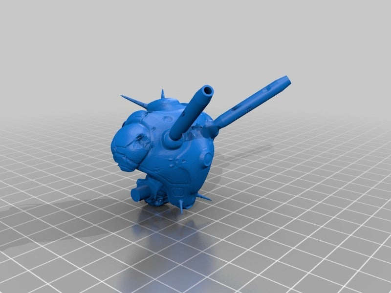 🎲 Robotech Zentradi Battlepod + Battle Damage・Free STL File for 3D ...