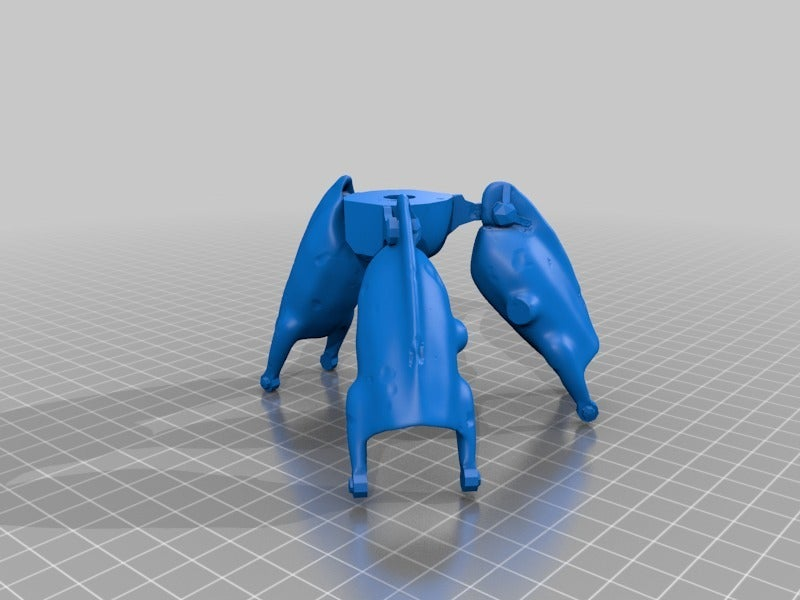 🤖 Fallout 3 - Sentry Bot Battle Damaged・Free STL File for ・Cults