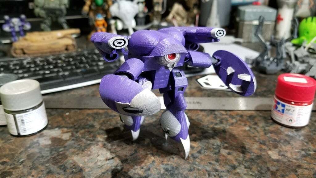 👹 Robotech - Invid Shock Trooper (Made to Move)・3D Print・Cults