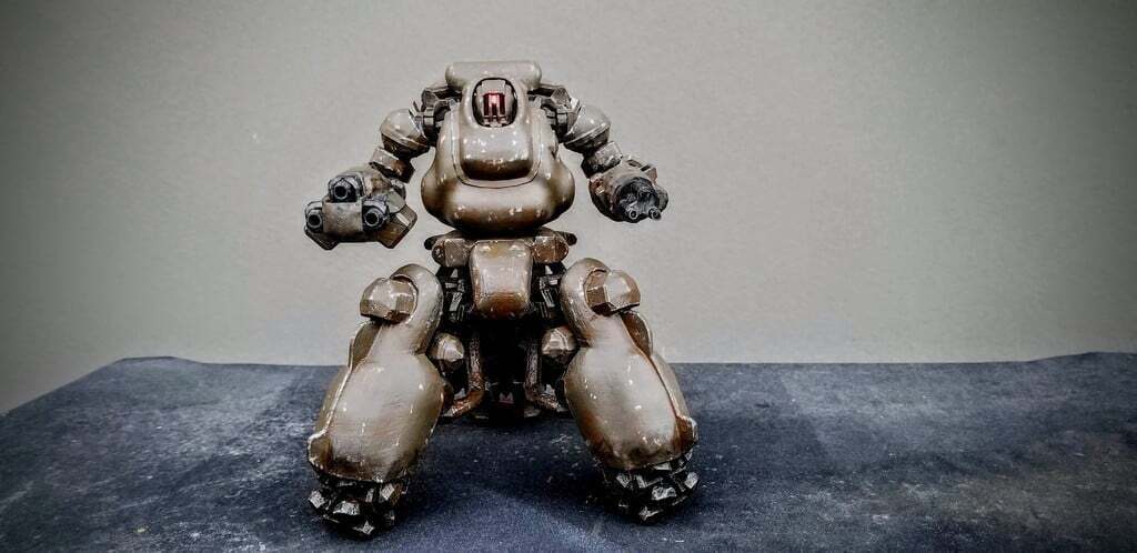 3D printing Fallout 3 - Sentry Bot Battle Damaged・Cults