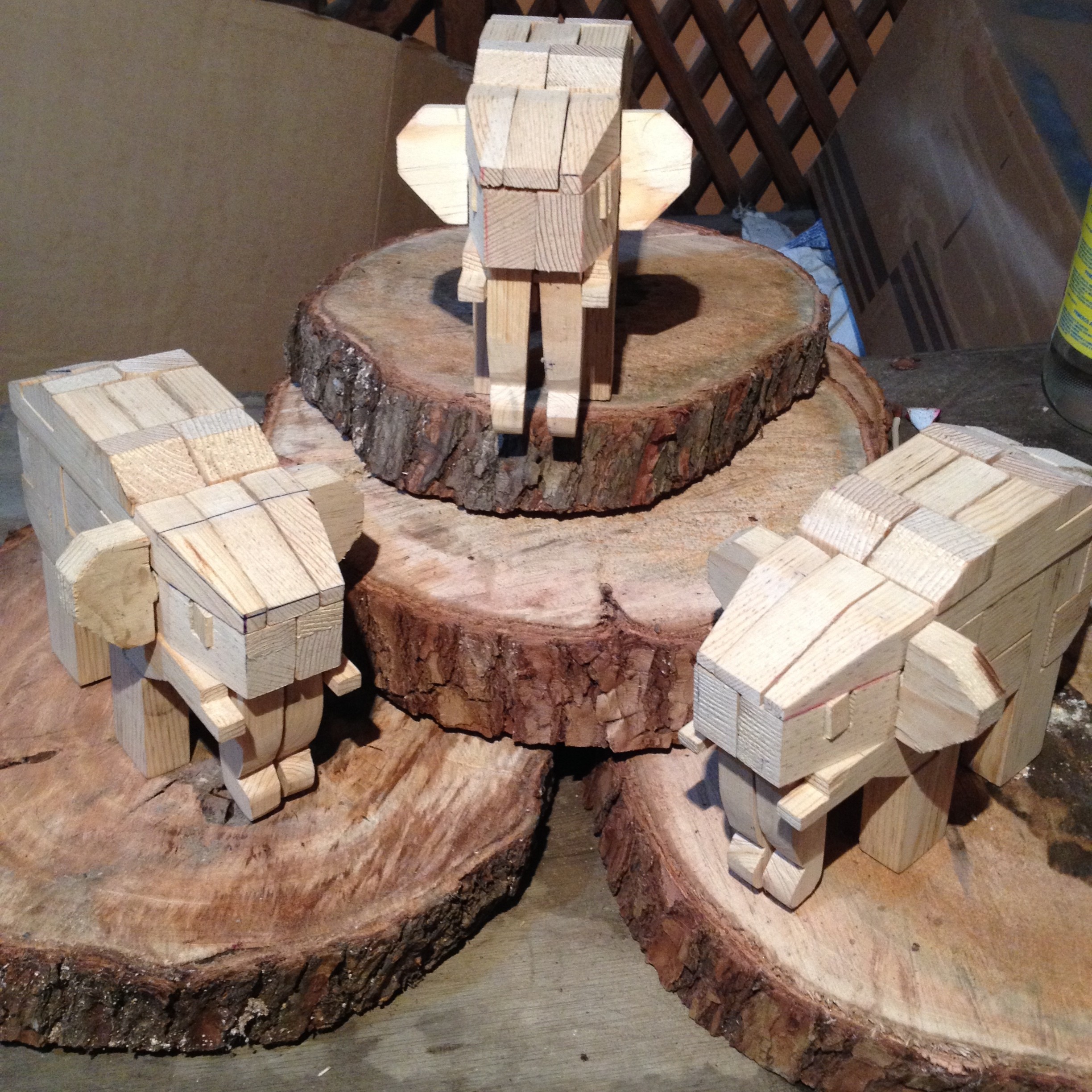 STL file Elephant Jigsaw Puzzle 🐘・3D printing template to download・Cults