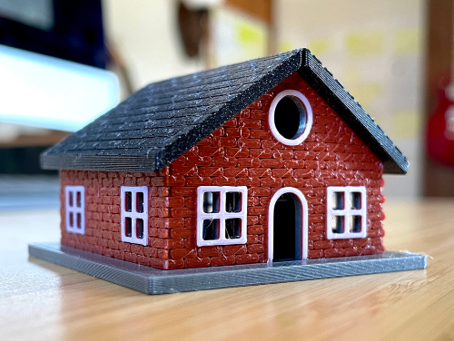 Free STL file Foldable Brick Cottage 🧱 (3MF)・3D printable design to ...