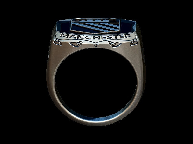 3D file Manchester United vintage ring 💍 ・3D printing idea to download ...