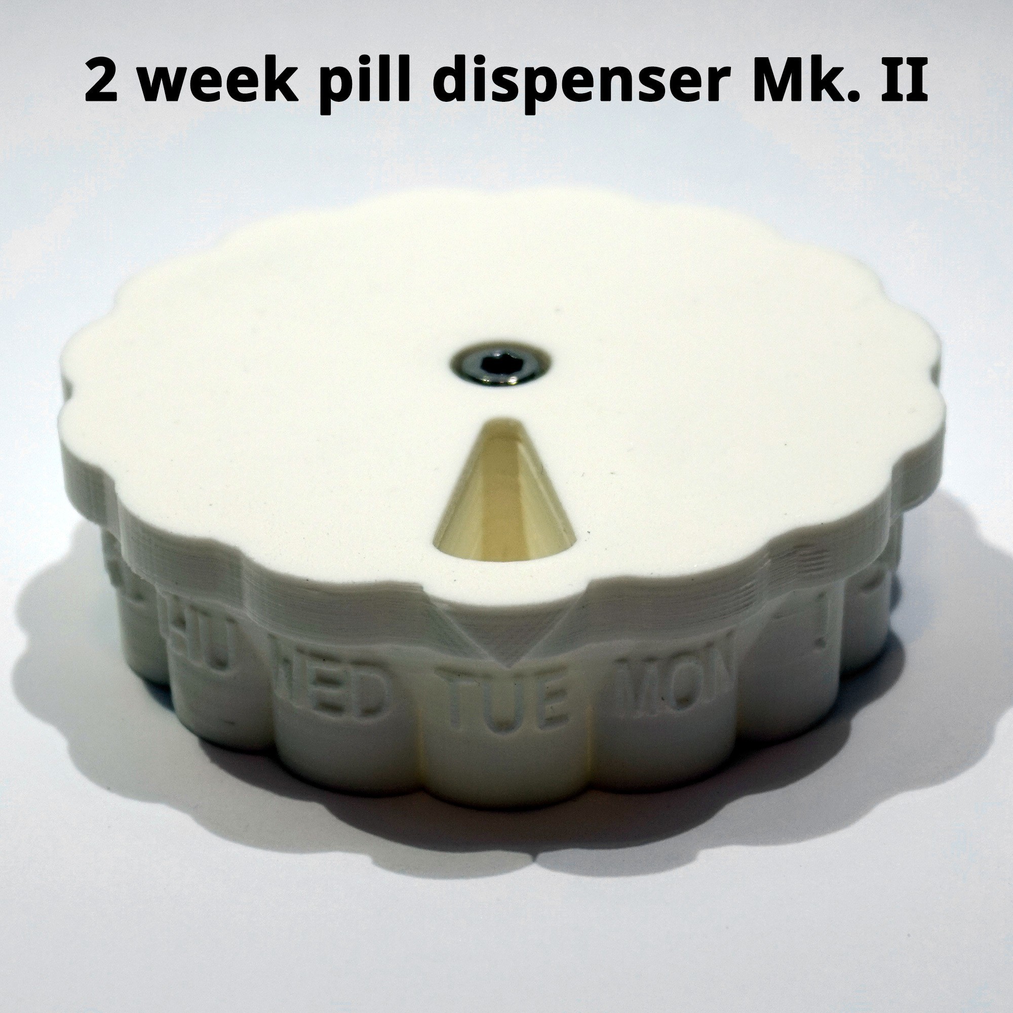 💊 Two week pill container, medication dispenser・ STL File for ・Cults