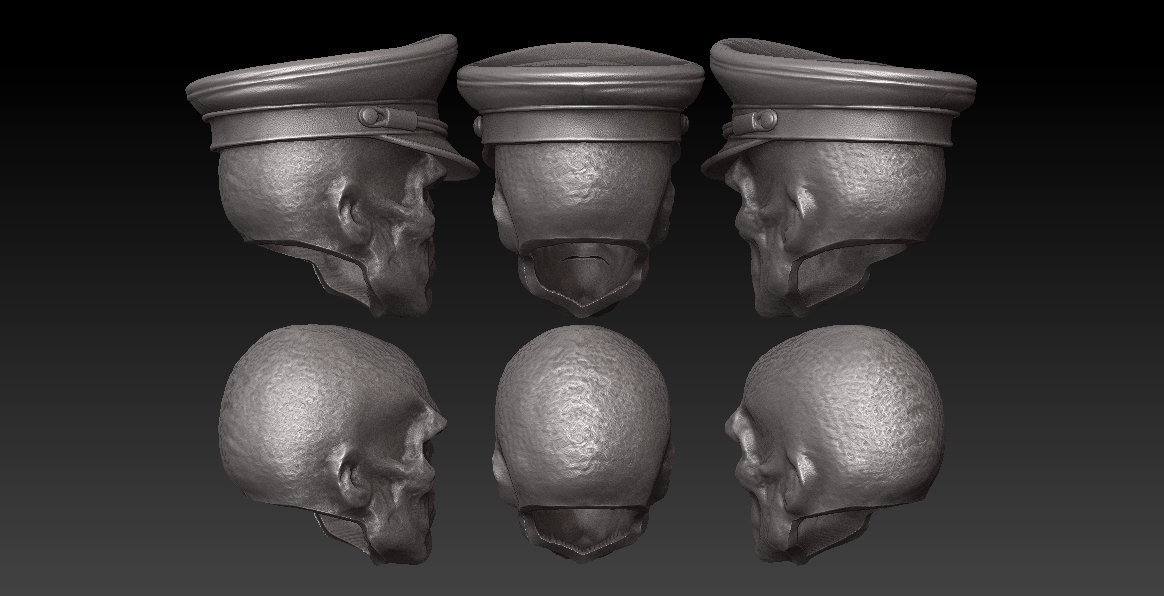 STL file ONE12 SCALE HEAD - RED SKULL WITH REMOVABLE HAT- MCU VER 💀 ...