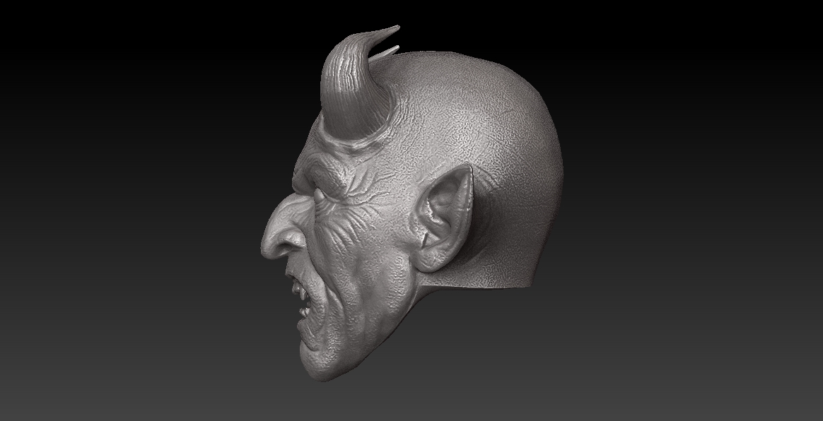 STL file ONE12 SCALE HEAD - DEMON HEAD- CUSTOM FOR TOYS 👹 (OBJ)・3D ...