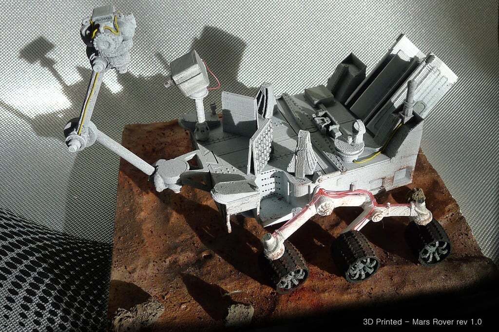 3D printed Mars Rover・Cults