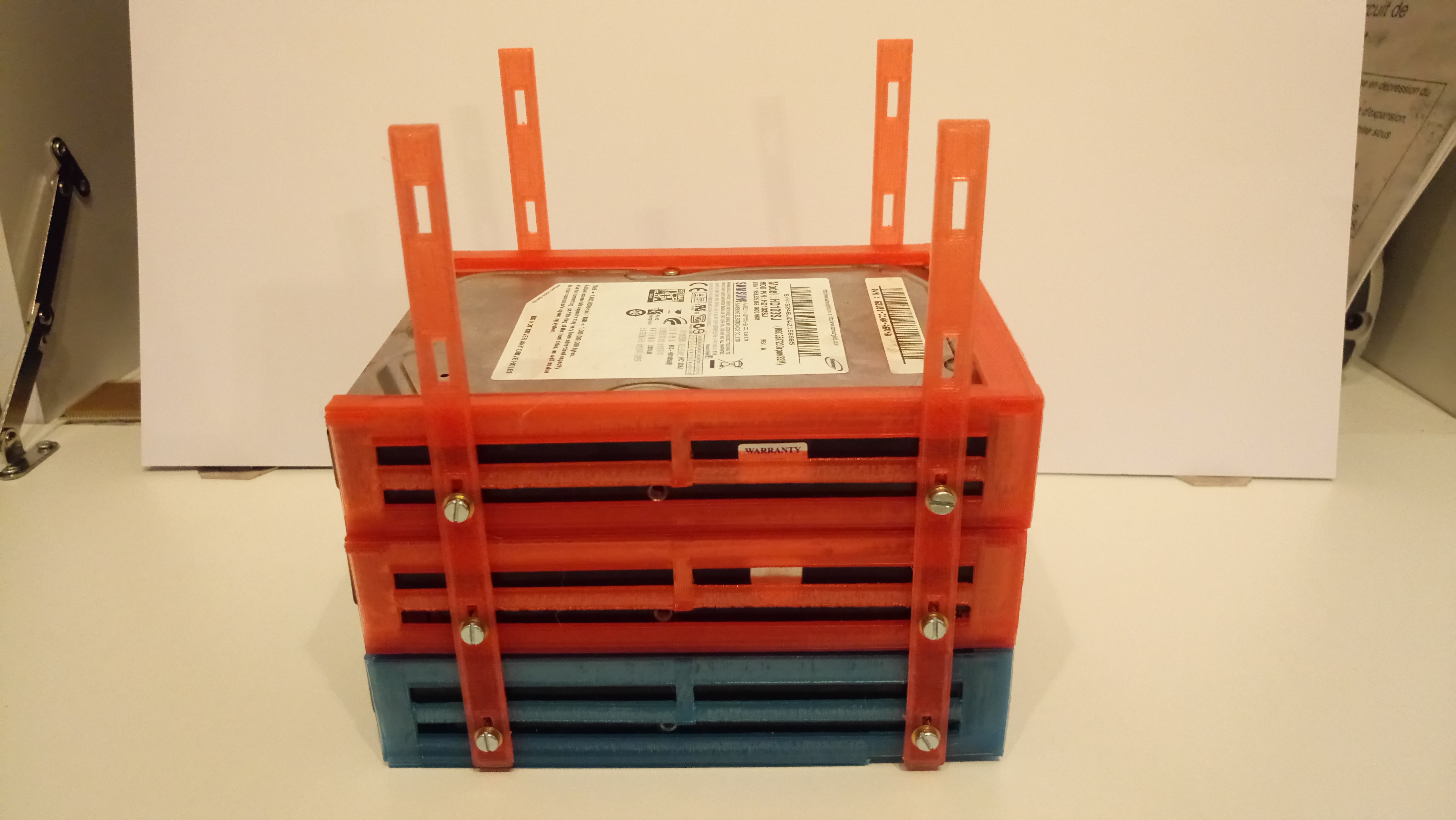 💾 Rack for a hard disk drive・ STL File for ・Cults