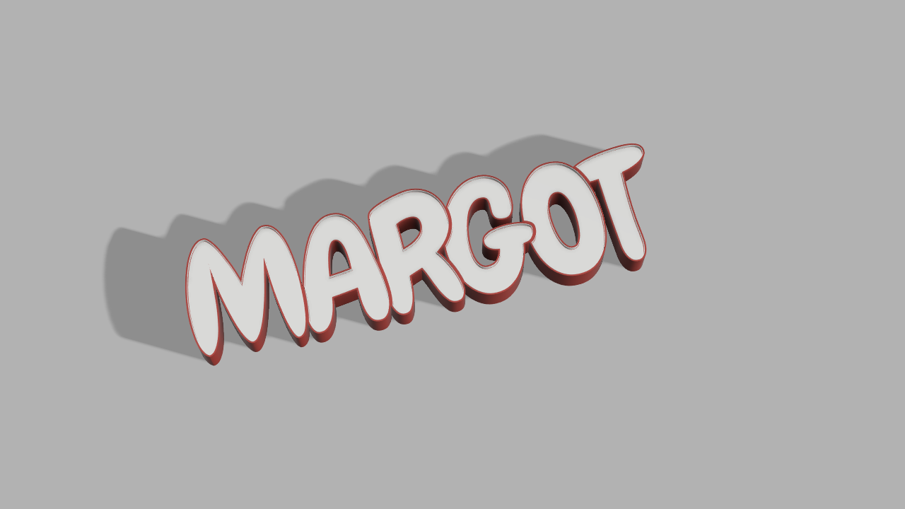 STL file bright name margot 🔆 ・3D printer model to download・Cults