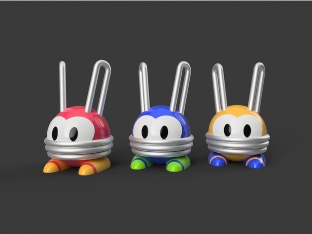 Fichier STL gratuit MMBN - Bunny Virus 🎨 ・Modèle pour impression 3D à ...