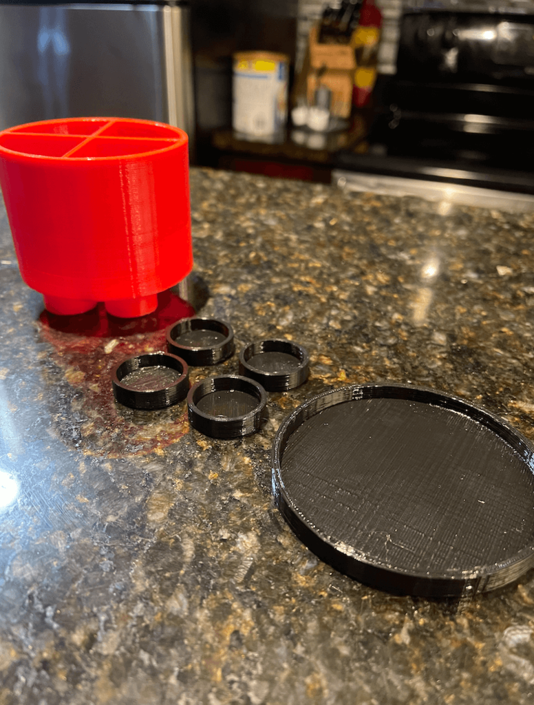 Free STL file Multiple Powder Holder - Container Storage 🧢 ・3D print ...