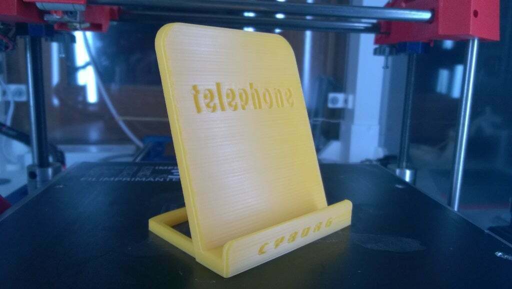 Free STL file Telephone holder 📞 ・3D print design to download・Cults