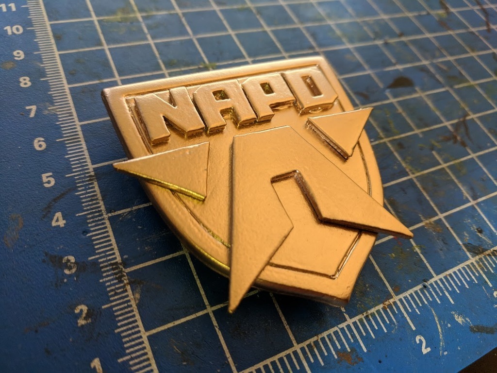 Free 3D file NAPD Badge (Android Universe) v2 📛 ・3D printing idea to ...