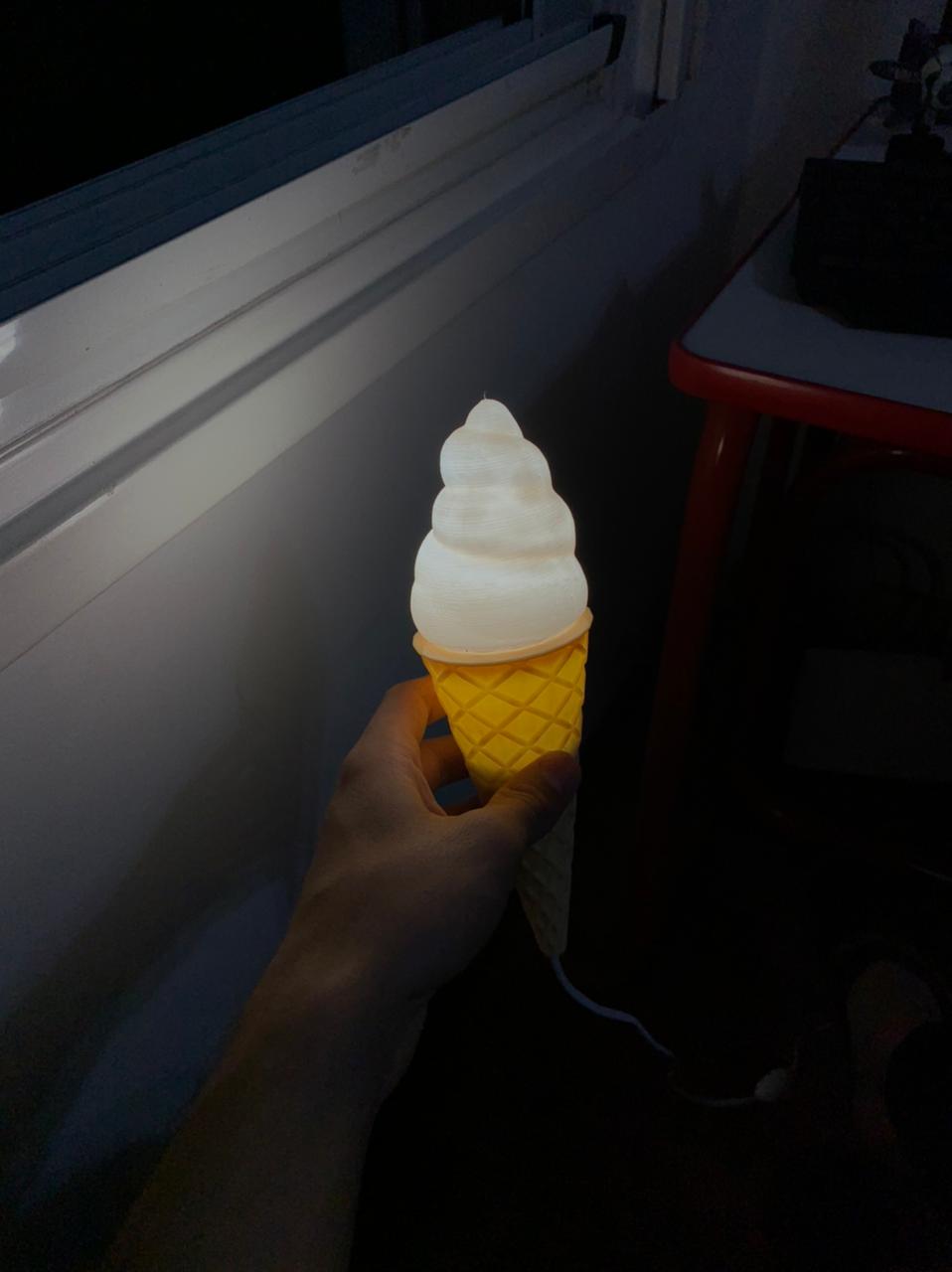Japanese Ice Cream Cone Lamp