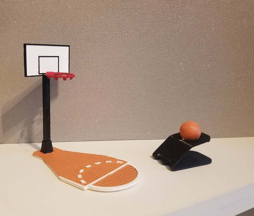 Free STL file MINI BASKETBALL BASKET GAME 🏀 ・Template to download and ...