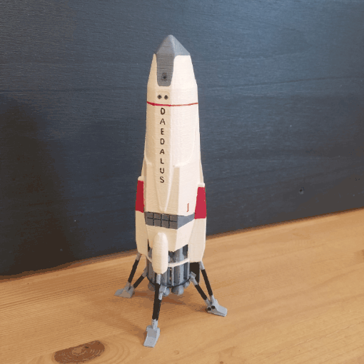 STL file Mars rocket 🚀 ・3D printer model to download・Cults