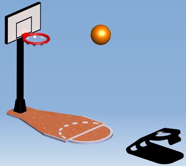 Free STL file MINI BASKETBALL BASKET GAME 🏀 ・Template to download and ...