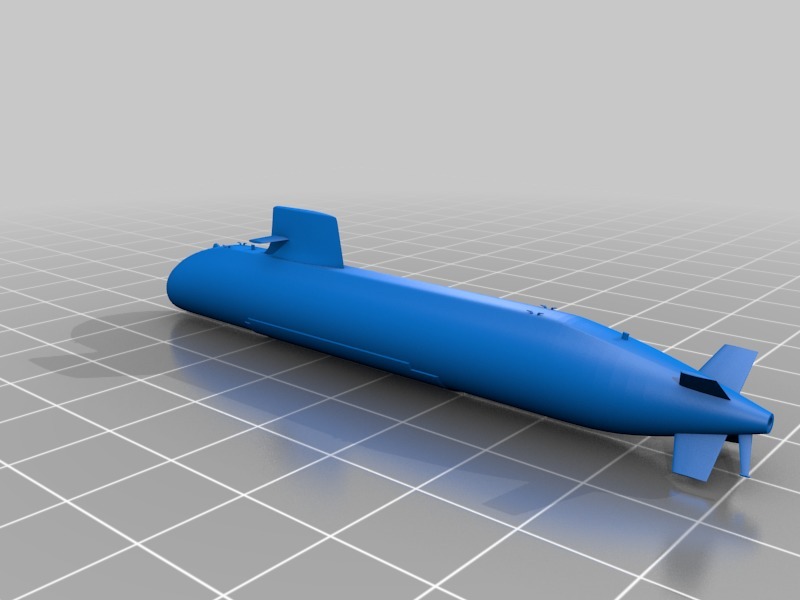 Free 3D file JMSDF Souryu Class Diesel Submarine 🇯🇵 ・3D printer design ...