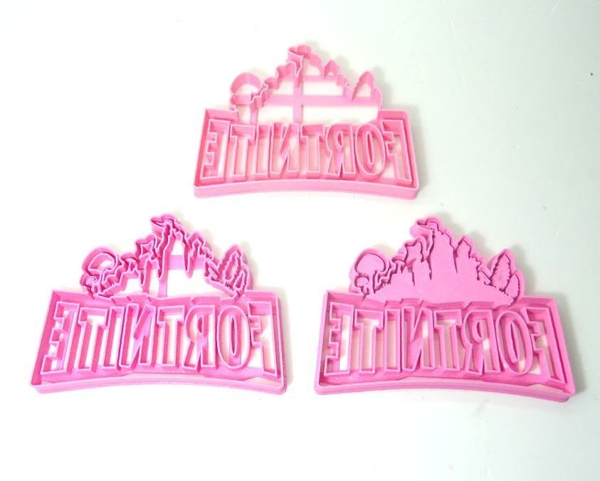 🍪 cookie cutter fortnite cookie cutting logo・ STL File for ・Cults