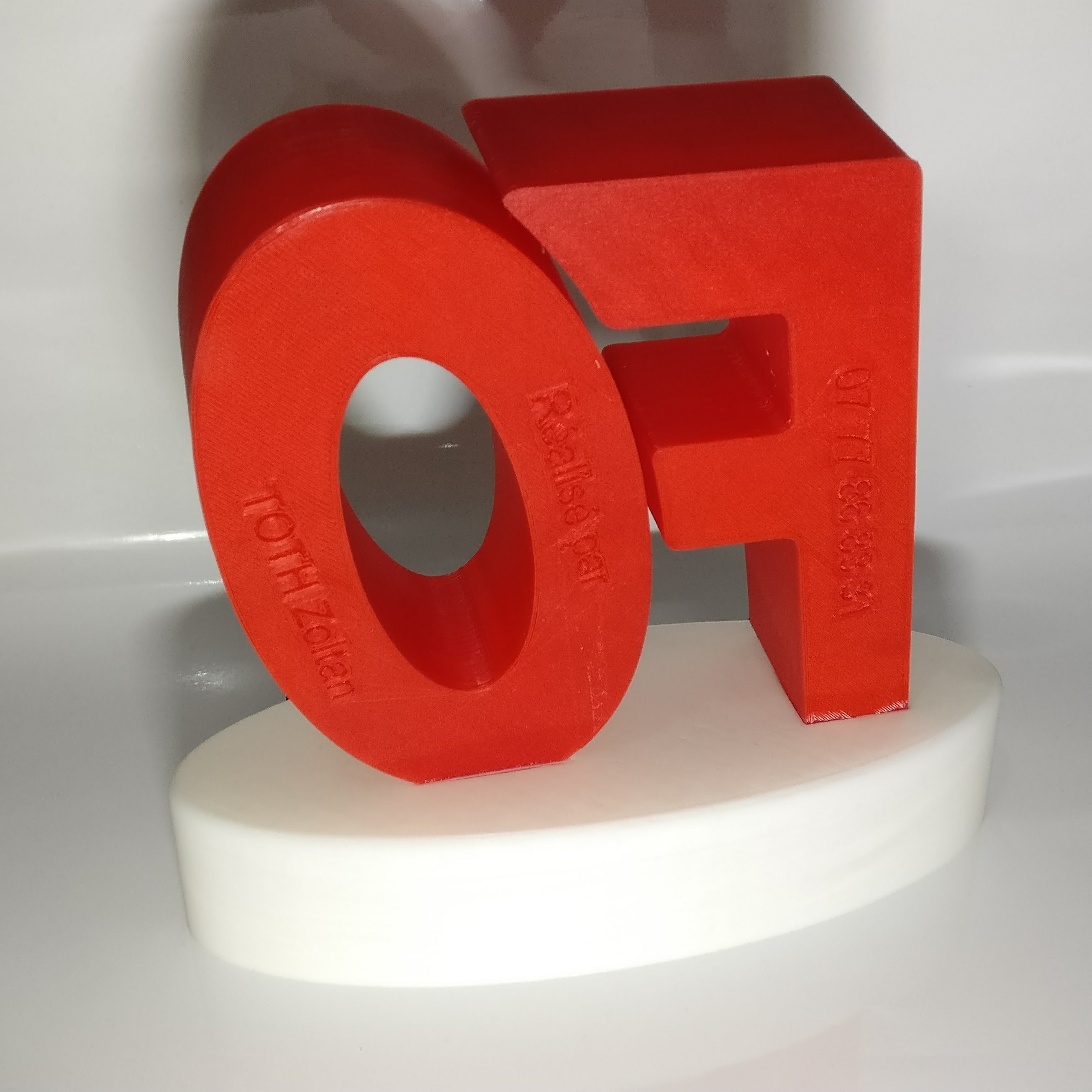 STL file Logo Syndicat FO Force Ouvrière, The union force 🚩 ・3D ...