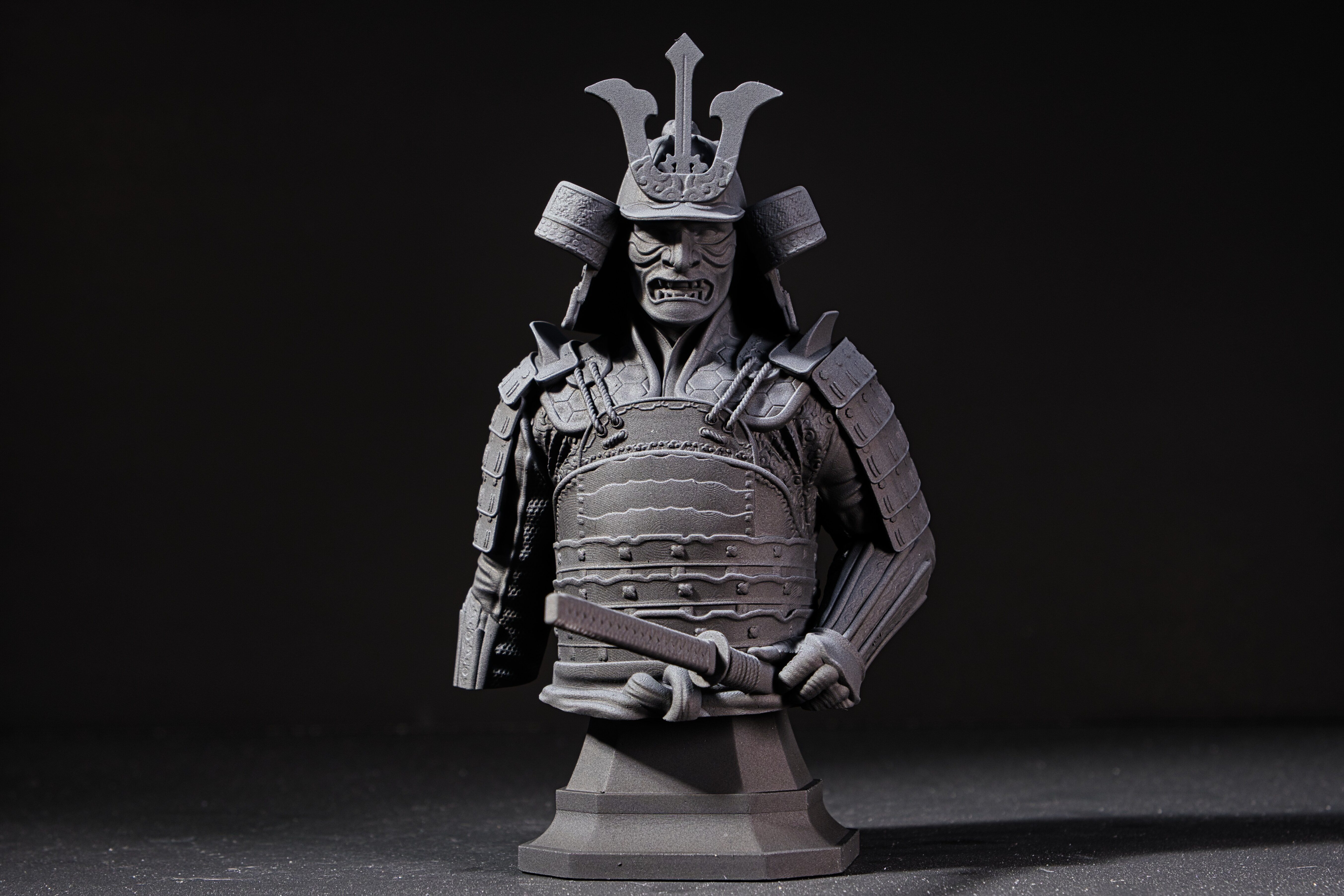 🗡️ Samurai Bust (Pre-Supported)・ 3D File for 3D printing・Cults