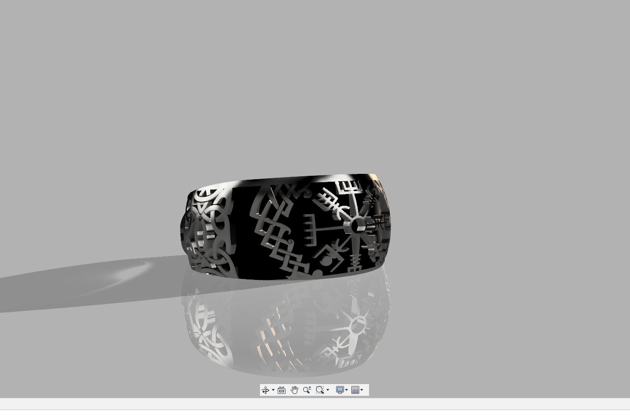 STL file Ring viking style 💍 ・3D printing model to download・Cults