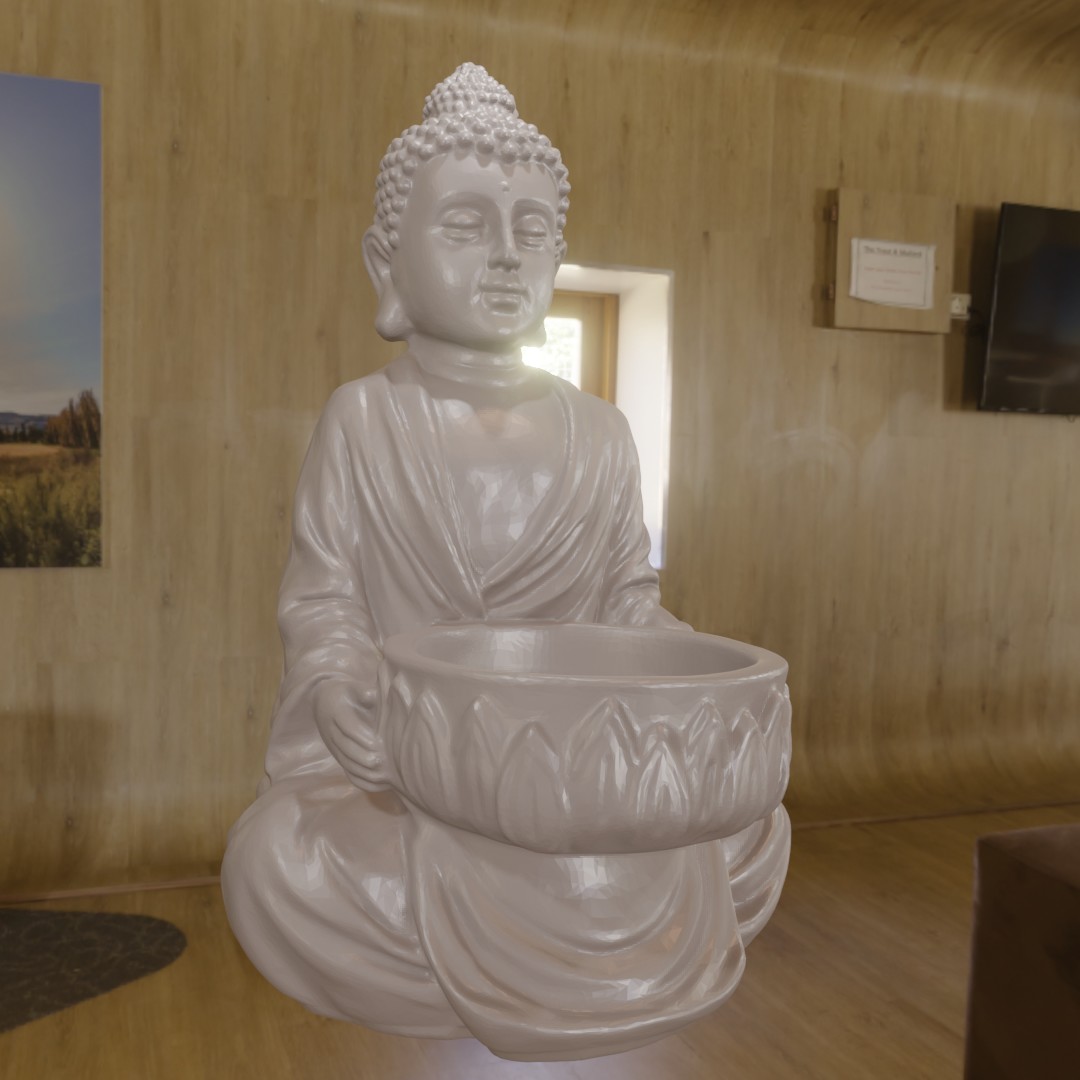 🕯️ Buddha candle・ STL File for ・Cults