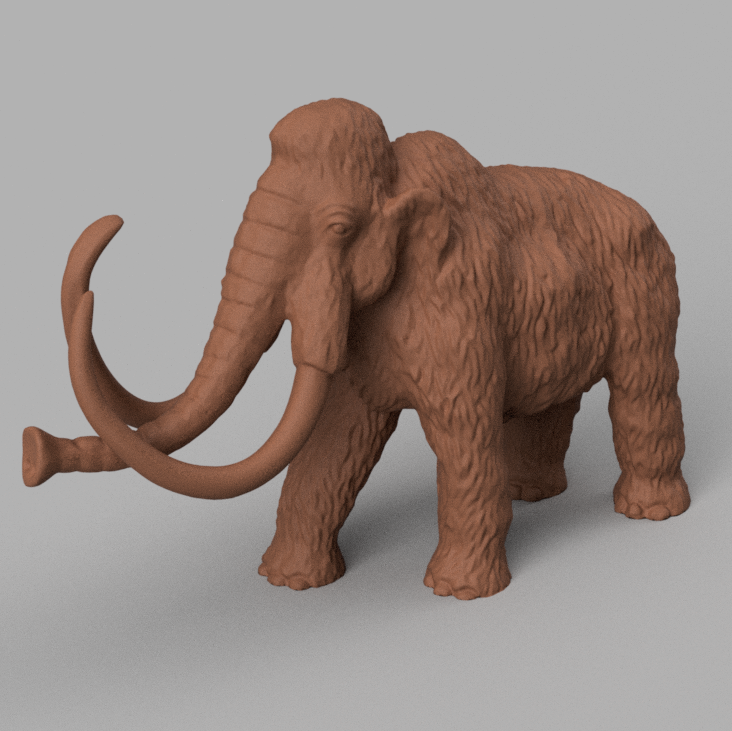 🦣 Mammoth・ STL File for ・Cults