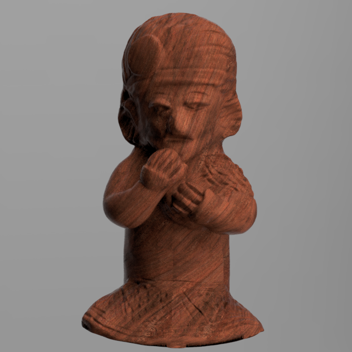 Free STL file statue sculpture wood 🗿 ・Template to download and 3D ...