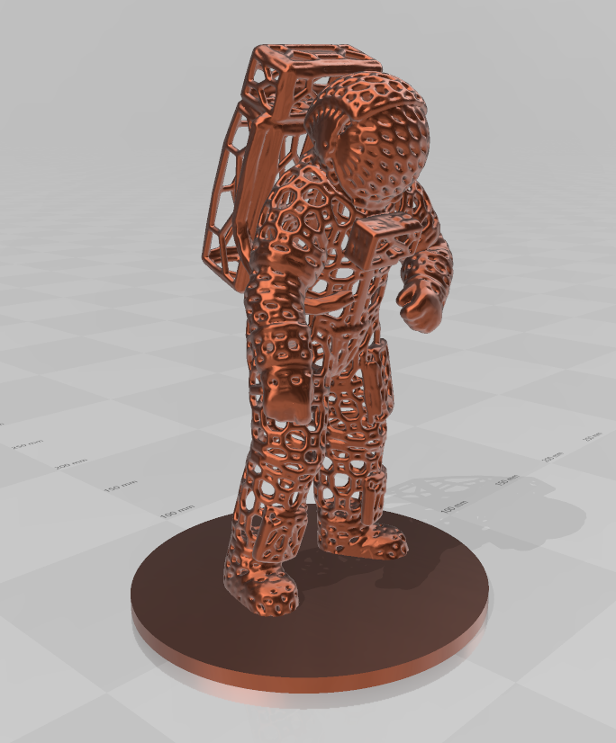 STL file Spaceman Voronoi cosmonaut 🛰 ・3D printable model to download・Cults