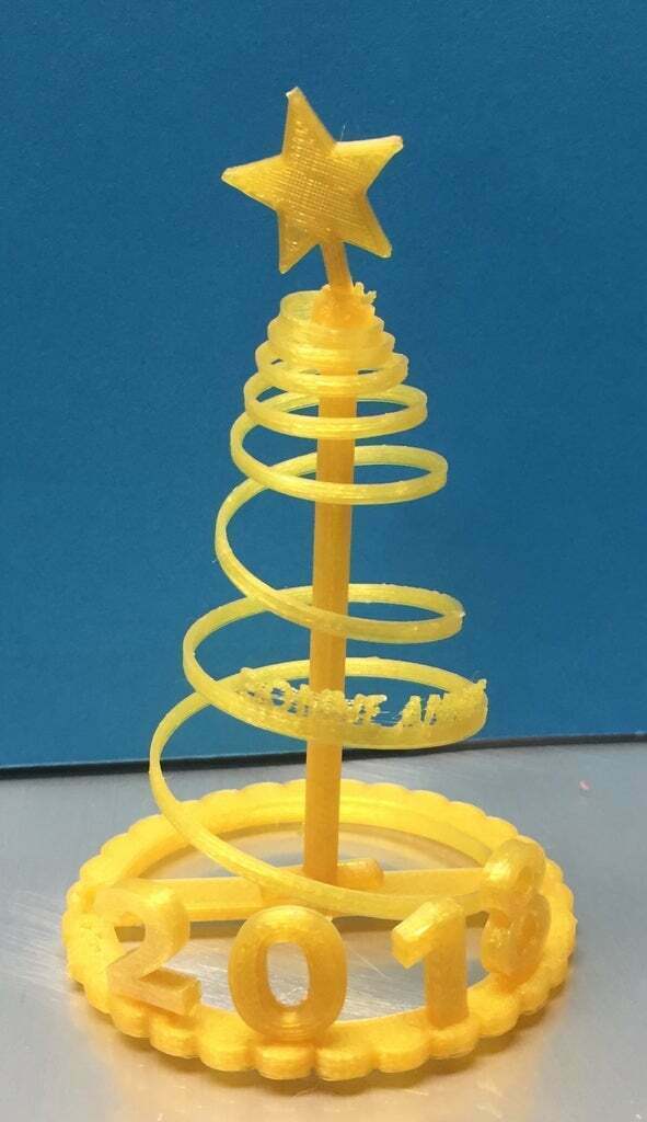 Free STL file Carte de Voeux 2018 - Geeting card 2018 🎨・3D printer ...