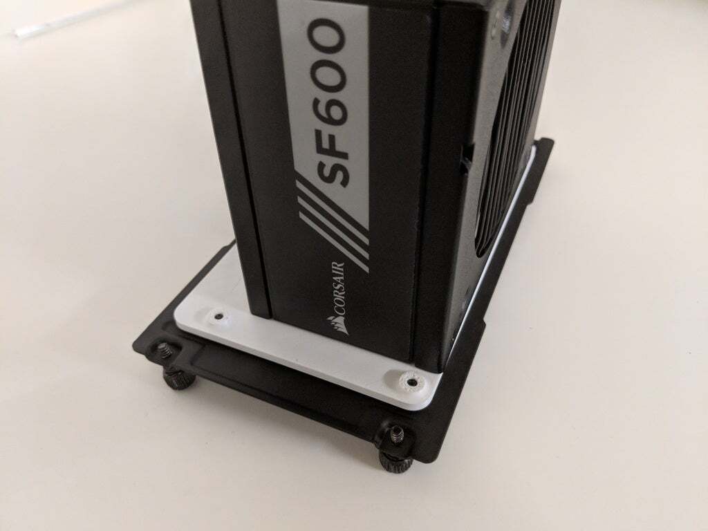 免费 STL 文件 SFX to ATX Power Supply Adapter Bracket 🖥️ ・可下载 3D 打印模型・Cults