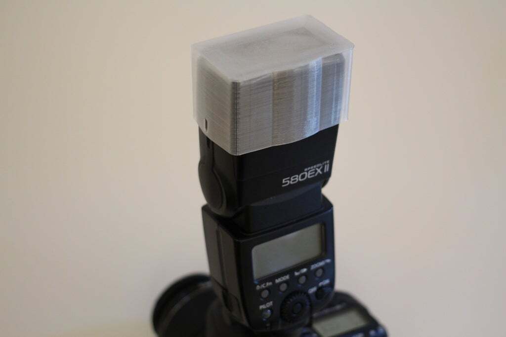 Free STL file Canon Speedlight 580EX II Flash Diffusers 📷 ・Design to ...