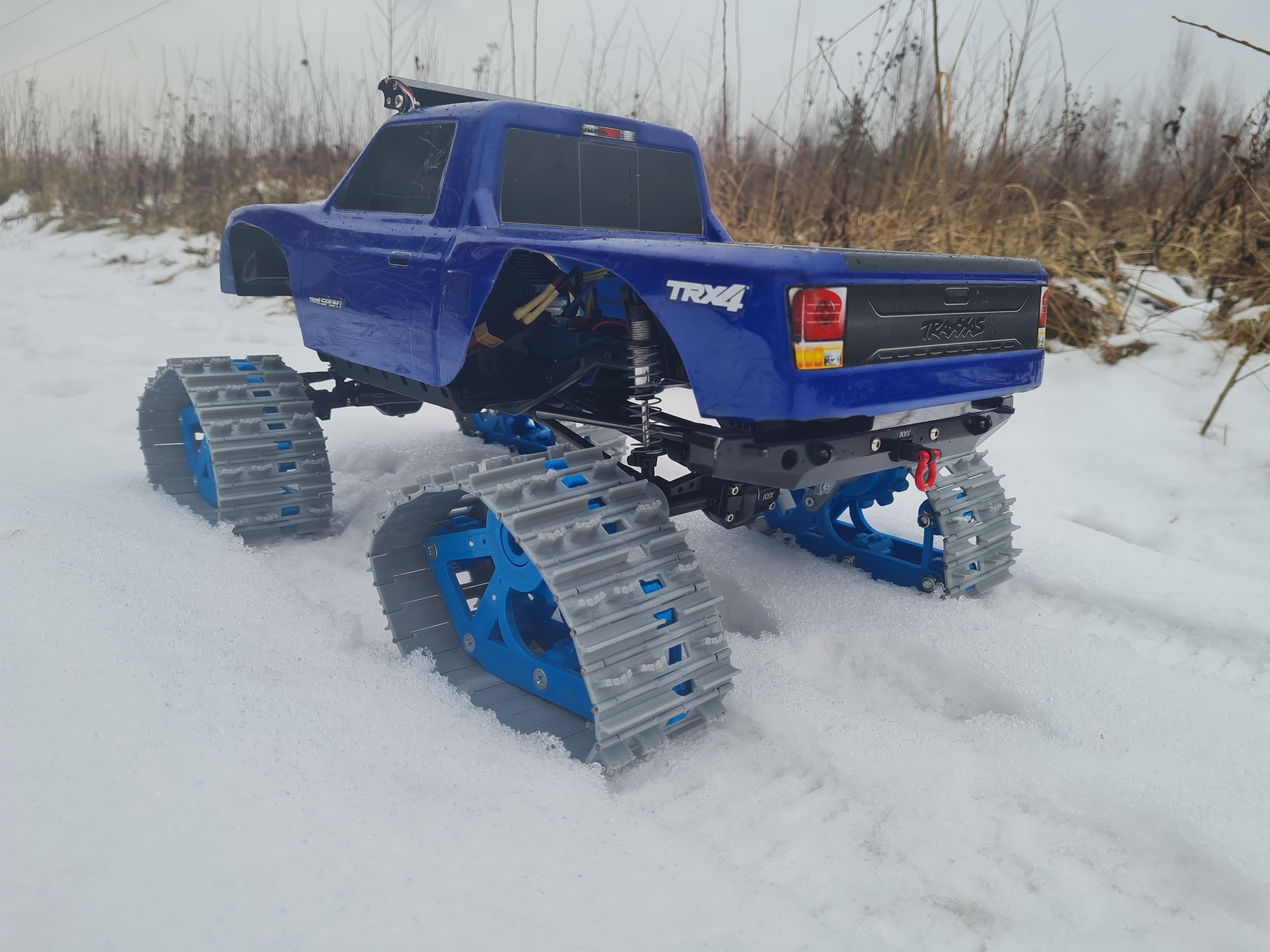 🌨️ Axial scx II snow tracks - mattracks・ 3D File for 3D printing・Cults