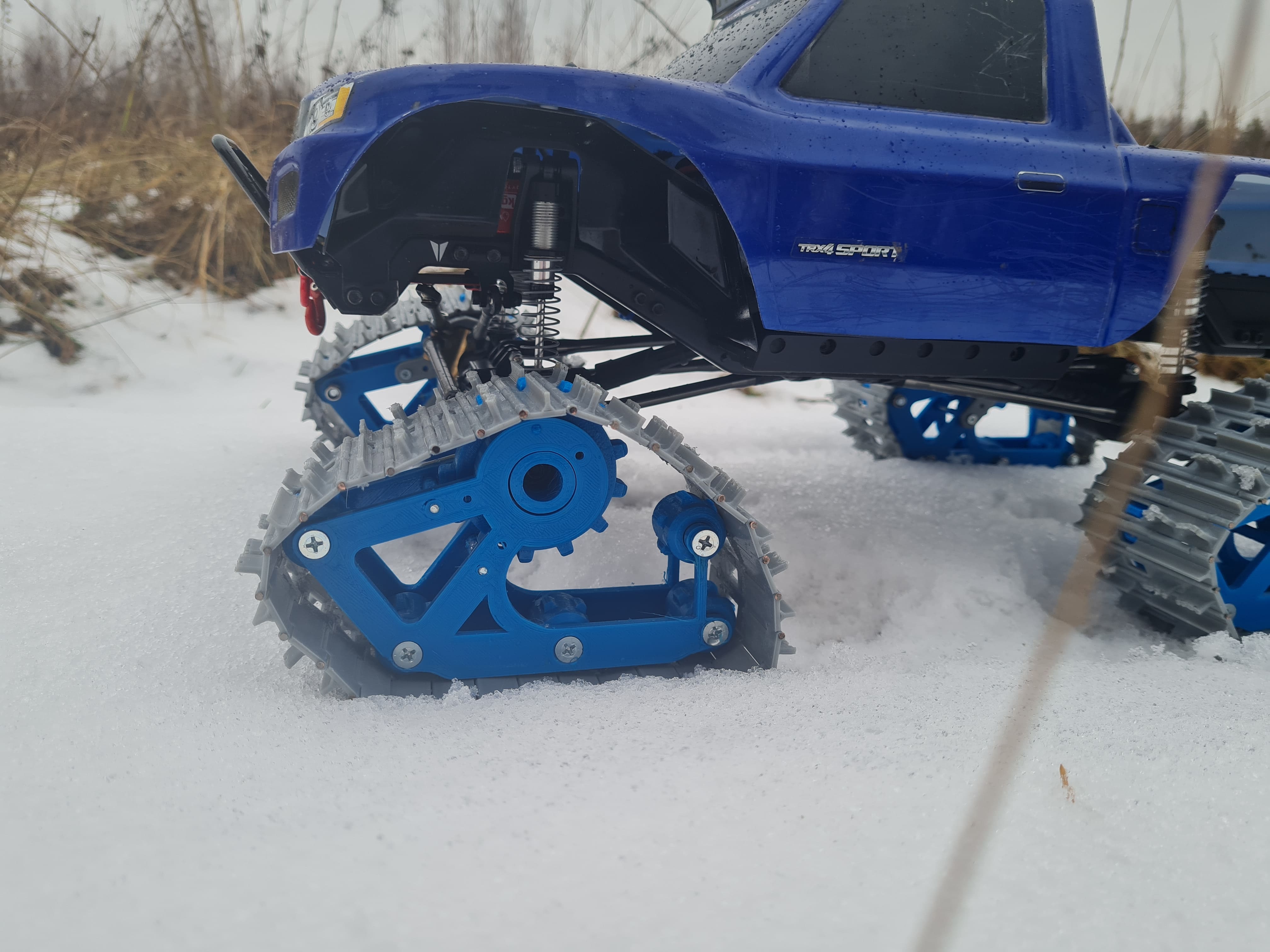 🌨️ Axial scx II snow tracks - mattracks・ 3D File for 3D printing・Cults
