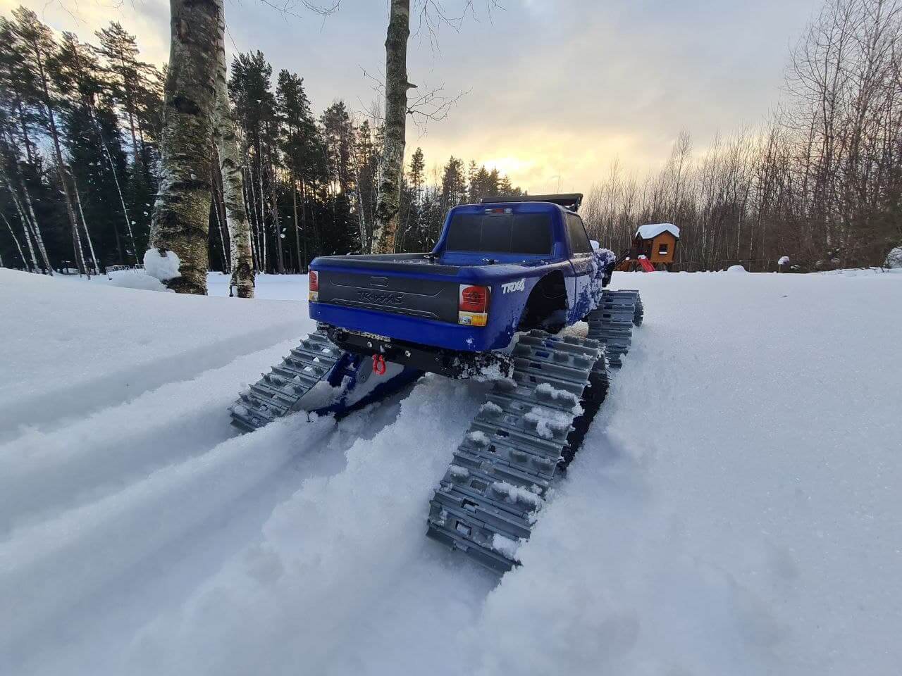 🌨️ Axial scx II snow tracks - mattracks・ 3D File for 3D printing・Cults