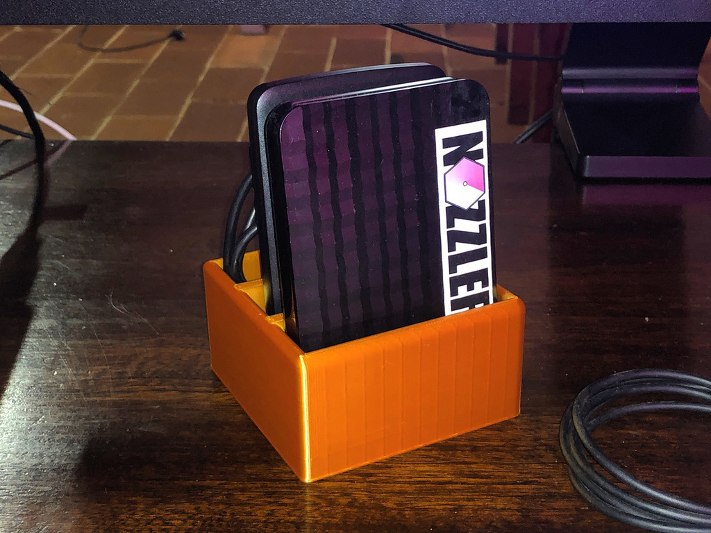 Free STL file External Hard Drive Holder 🖥️ ・Template to download and ...