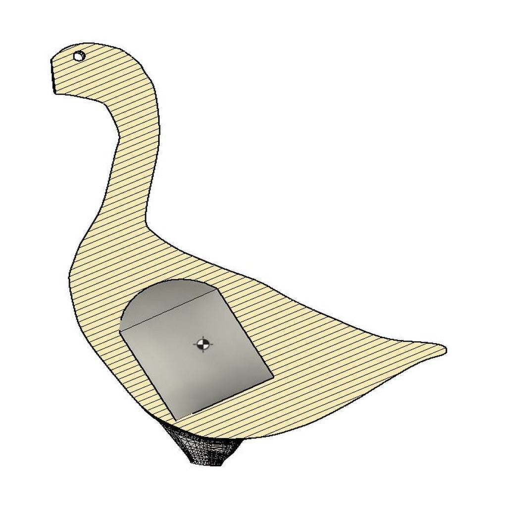 Free STL file Weighty Goose from Untitled Goose Game ⏸️ ・3D printable ...
