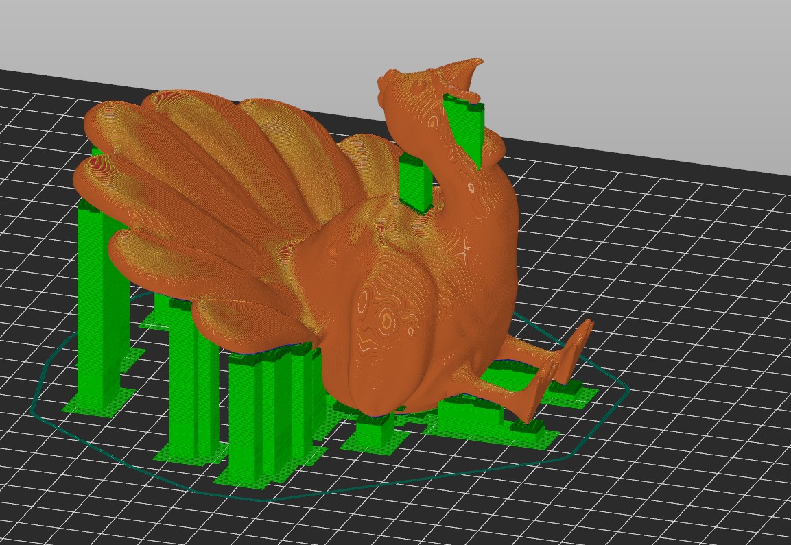 🦃 Decorative Turkey・Free STL File for ・Cults