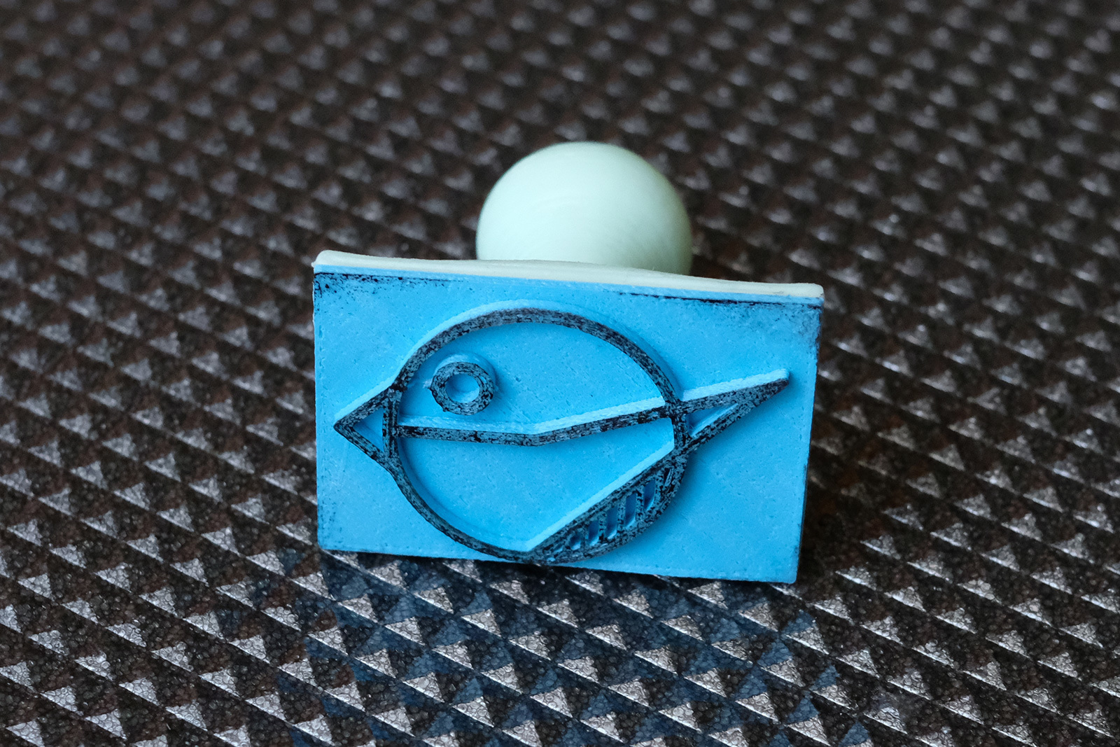 Free STL file loiseaucreatif - Logo Ink Stamp 🐦・3D printing idea to ...