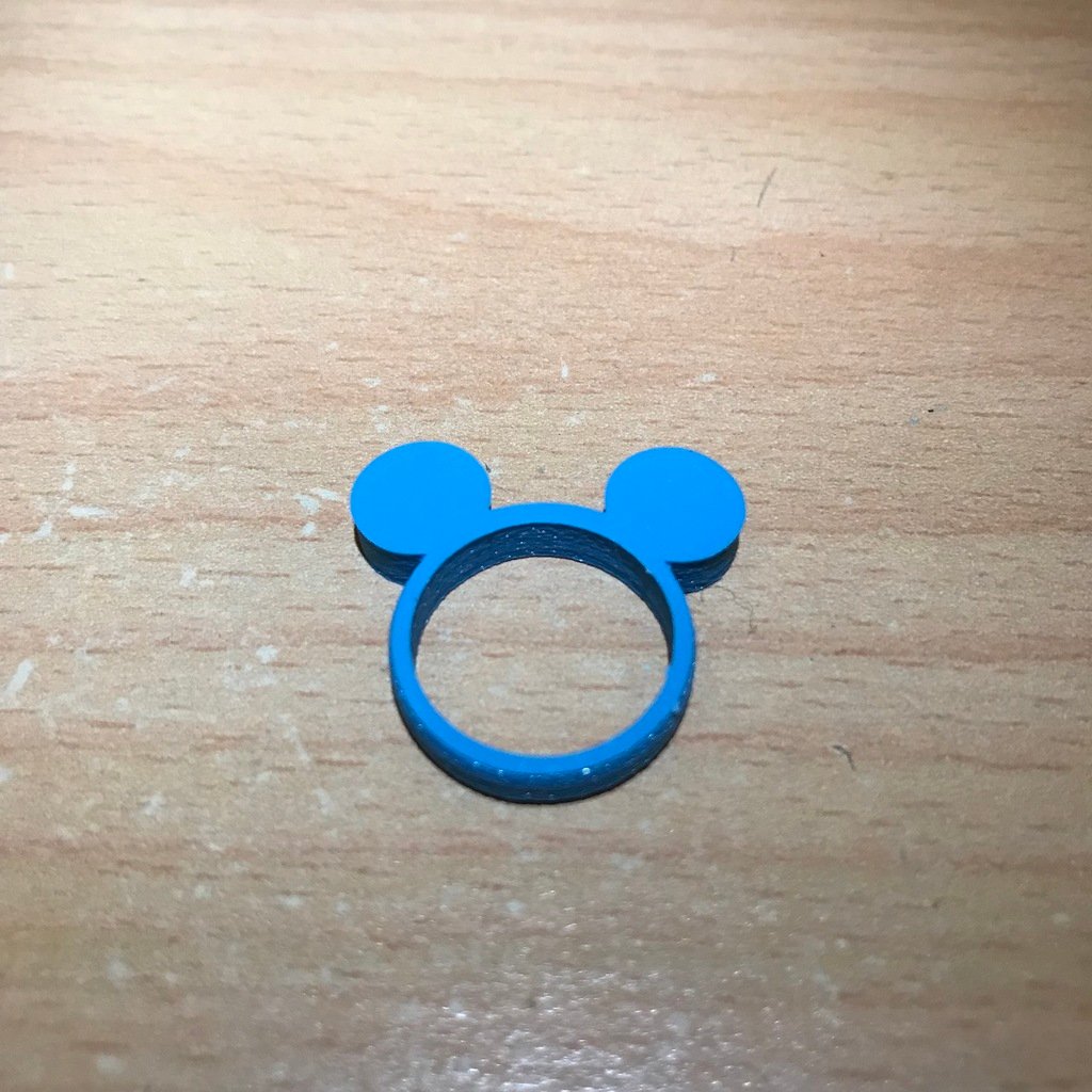 3D printed Mouse ring・Cults