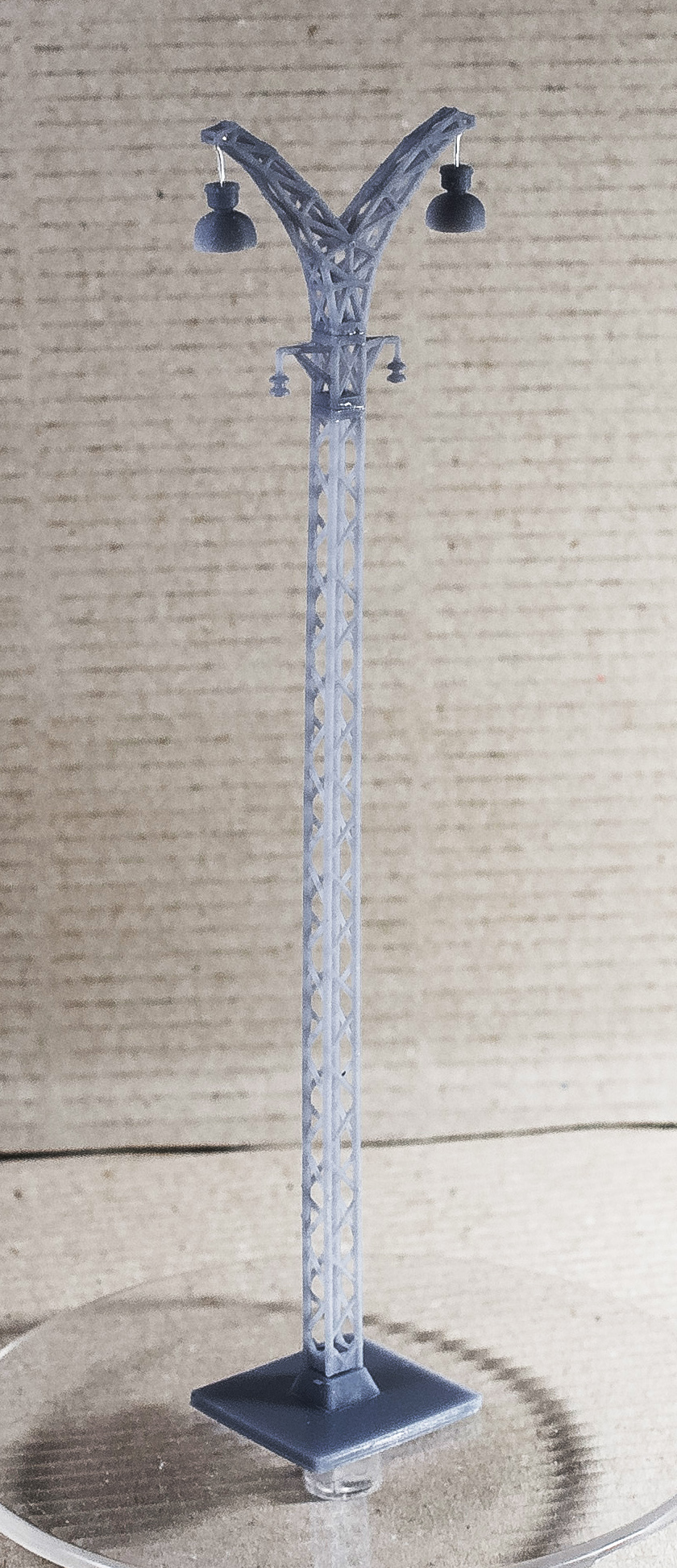 🚉 Station mast hanging light "type01" (H0 and other scales)・ STL File ...