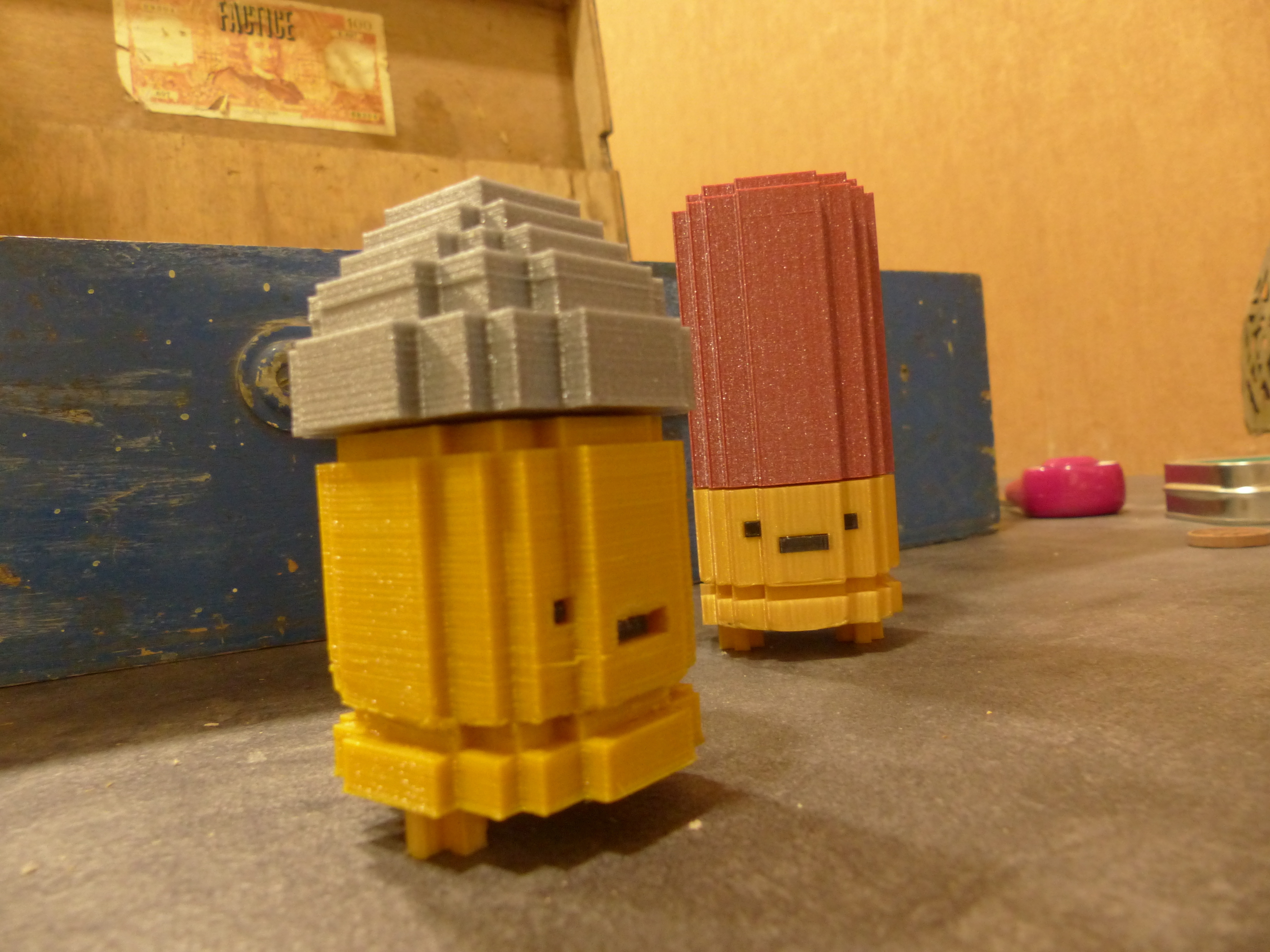 🎲 Bullet kin & Shotgun kin voxel figures (Enter the Gungeon)・Free STL ...