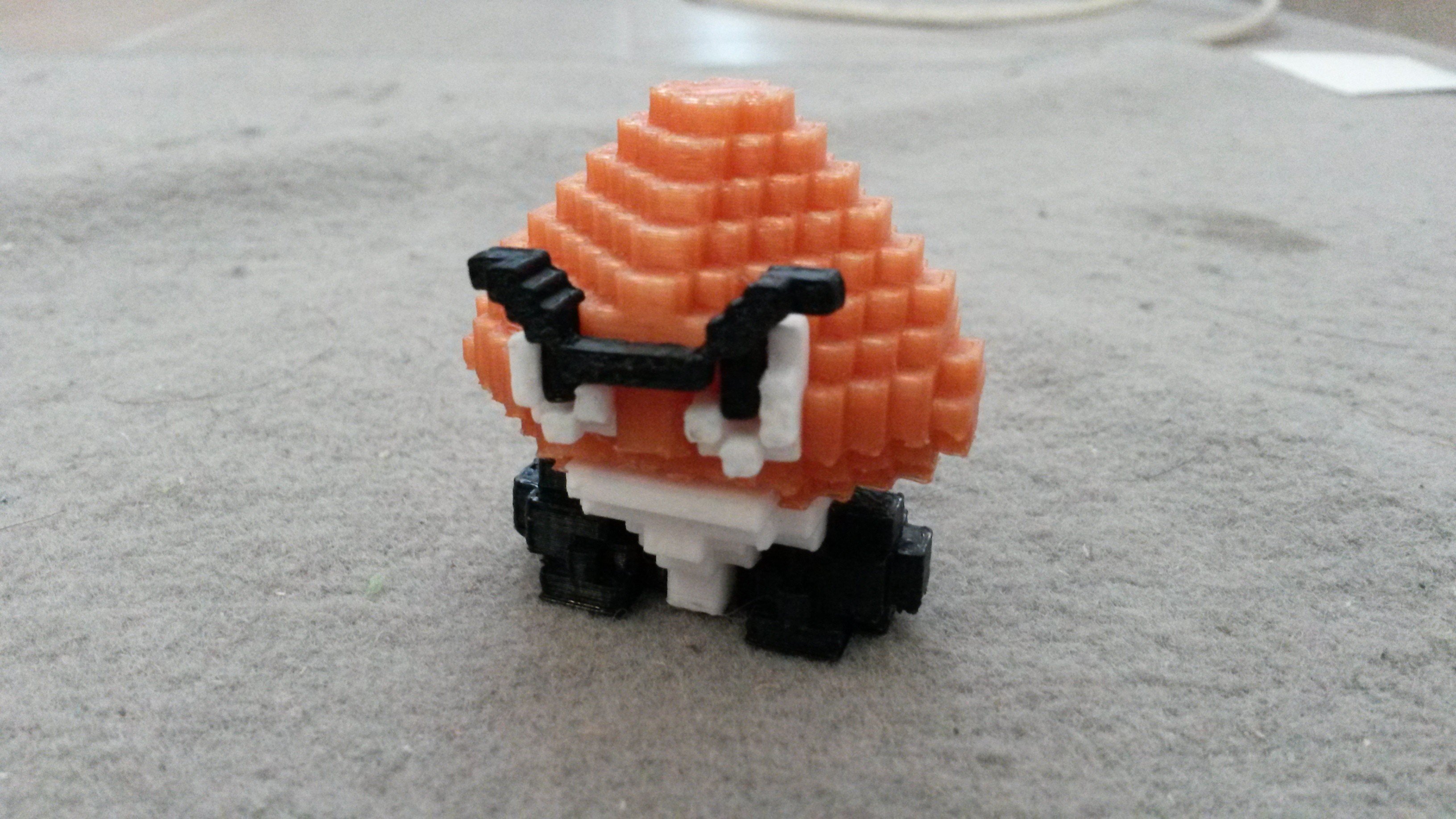 Free STL file Goomba 8 Bits 🎲 ・3D printable design to download・Cults