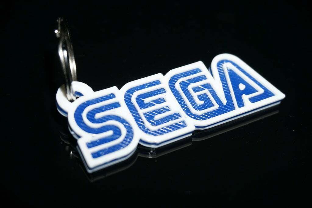 Free STL file SEGA Keychain 🗝️ (SVG)・Object to download and to 3D print ...