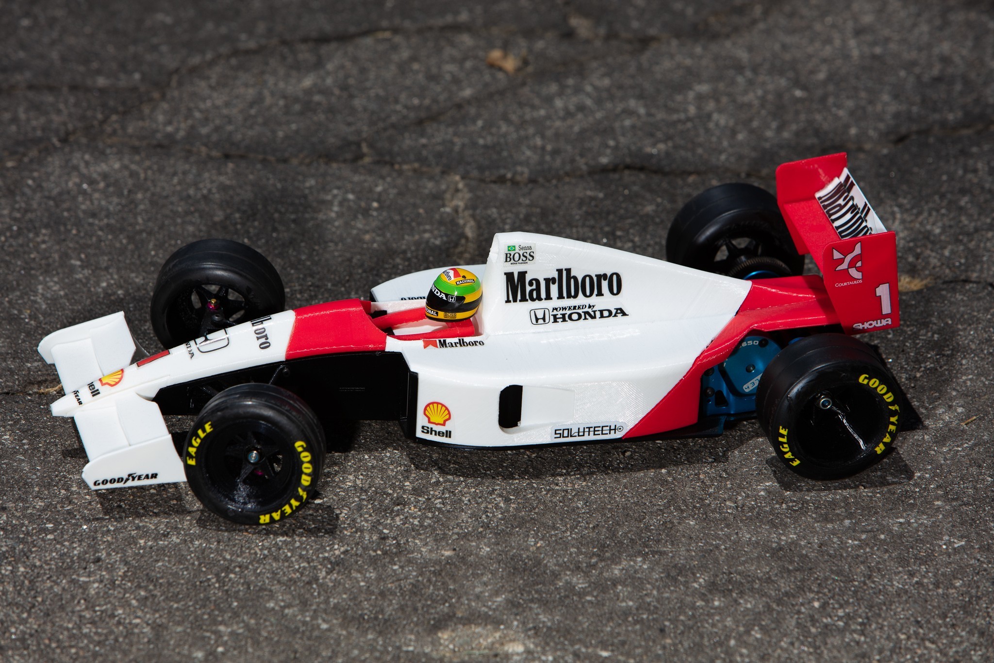 🚗 Aryton Senna's Mclaren MP4/6 3d Printed RC F1 Car・Free STL File for ...